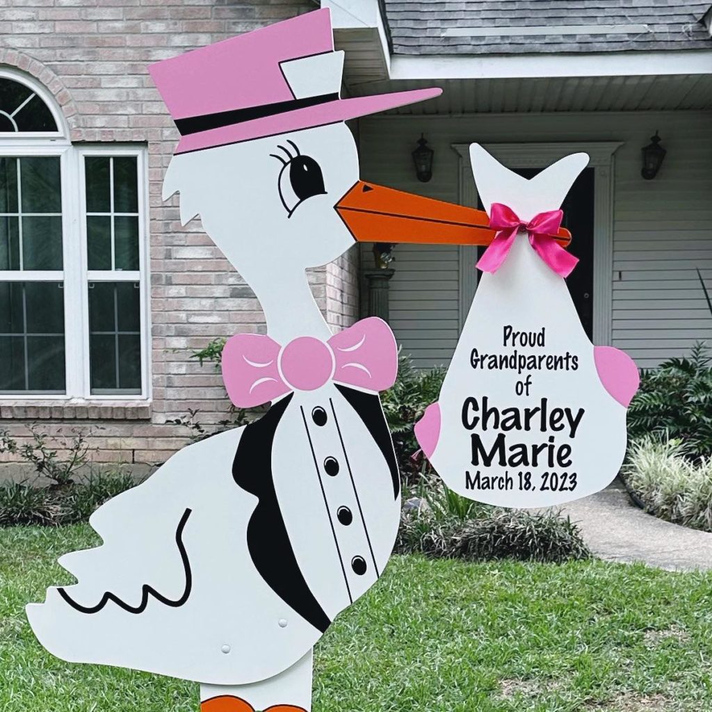 Peach State Storks : Stork Yard Signs for rent, Greater Atlanta Area, GA